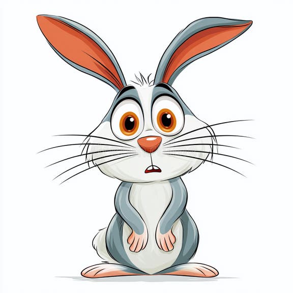 Scared Rabbit Stock Illustrations – 496 Scared Rabbit Stock ...