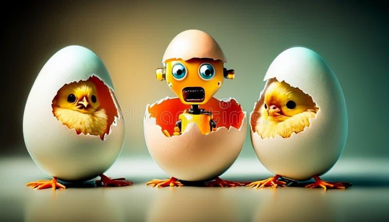 Little Robot Hatches Stock Illustrations – 6 Little Robot Hatches Stock ...
