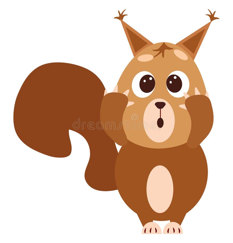Scared Squirrel Stock Illustrations – 46 Scared Squirrel Stock ...