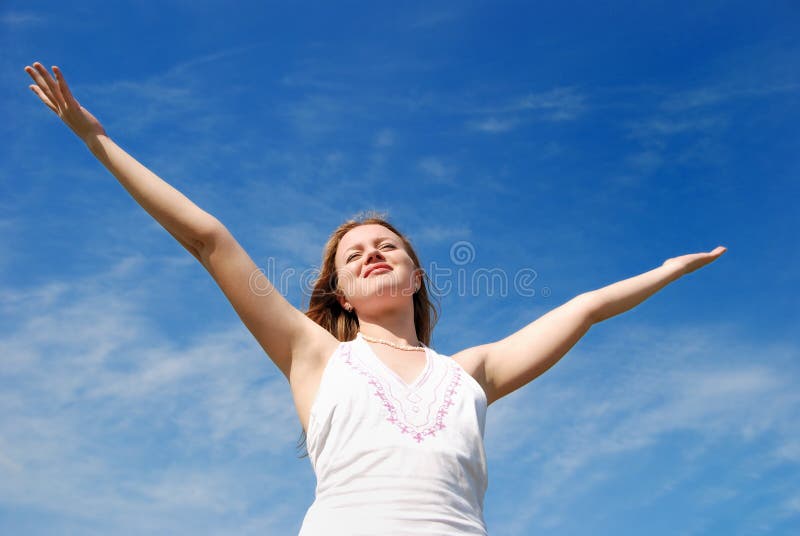 Frihet arkivfoto. Bild av härlig, sträckning, spänning - 2932216