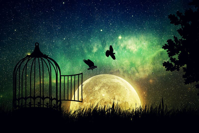 Frihet stock illustrationer. Illustration av natur, illustration - 71582314