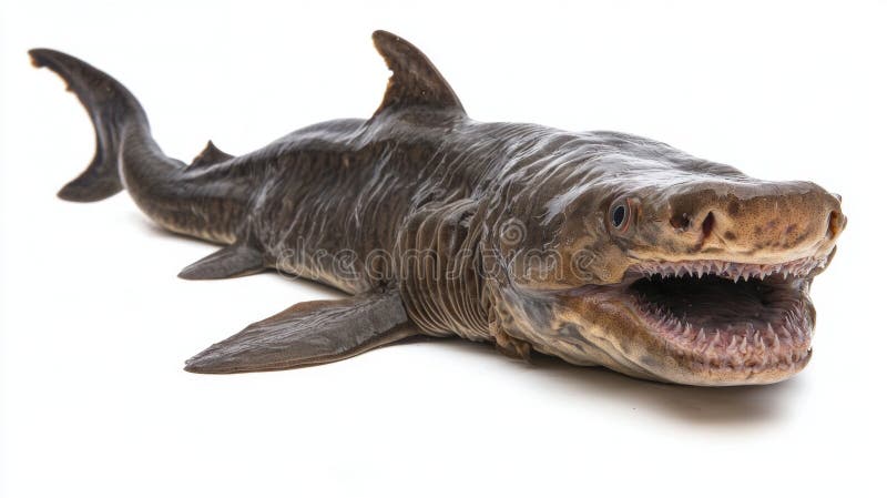 Frilled Shark Known for Its Ancient Lineage and Distinct Appearance is ...