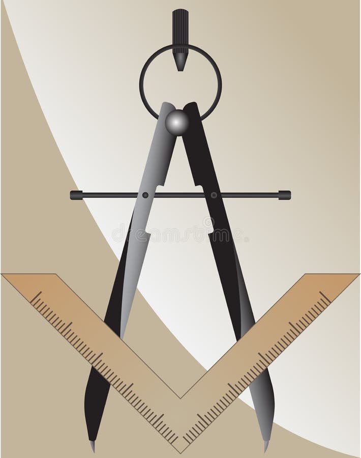 Frimurerisymbol vektor illustrationer. Illustration av organisation ...