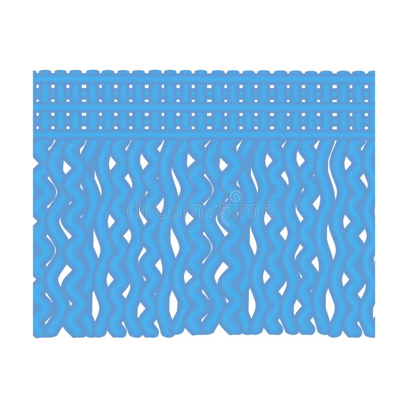 Fringe Vector Icon.Cartoon Vector Icon Isolated on White Background ...