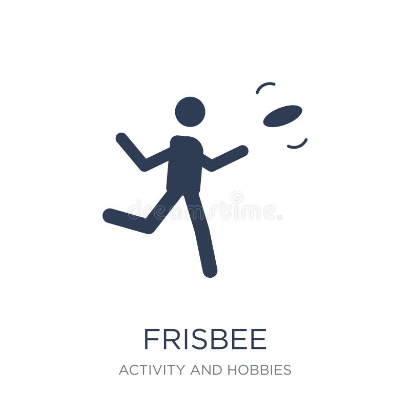 Frisbee Icon. Trendy Flat Vector Frisbee Icon on White Background from ...