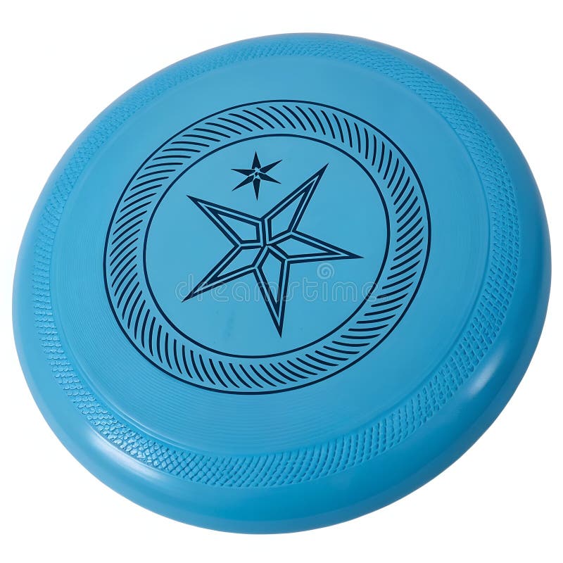 Frisbee Isolated on White Background Stock Illustration - Illustration ...