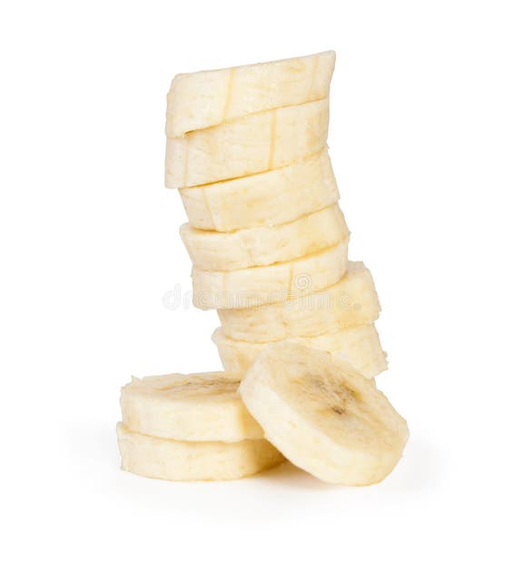 Frisch Geschnittene Bananen Stockbild - Bild von essen, hintergrund ...
