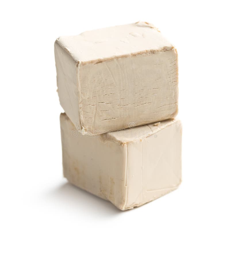 Frische Hefe stockfoto. Bild von würfel, hintergrund - 49452608