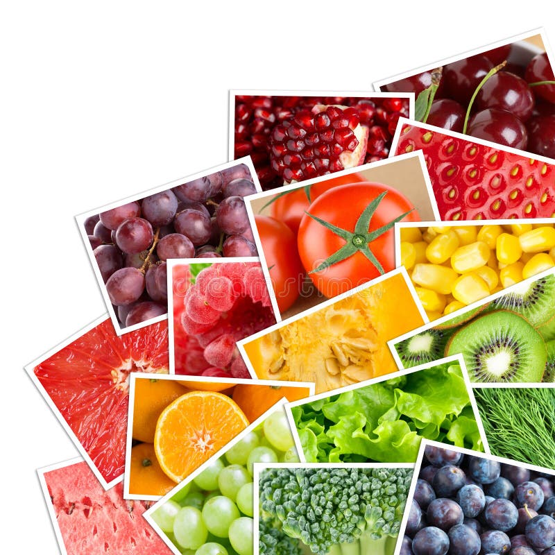 Frische Obst und Gemüse stockbild. Bild von nahrung, gruppe - 52523759