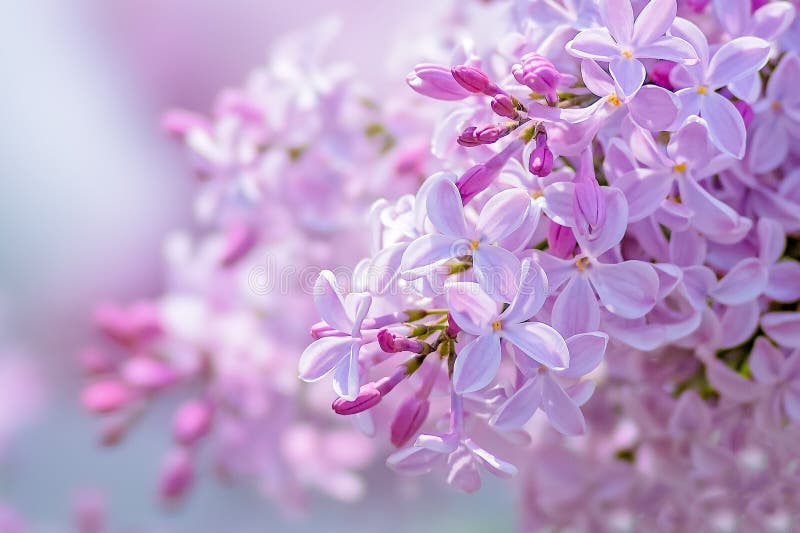 Rosa lila Blumen stockbild. Bild von liebe, romantisch - 85642277