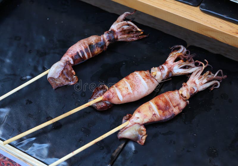 Kalmar-Grill stockbild. Bild von meer, kalmar, gekocht - 53267337