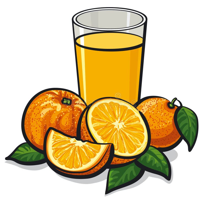 Frischer Saft stock abbildung. Illustration von diät - 65774152