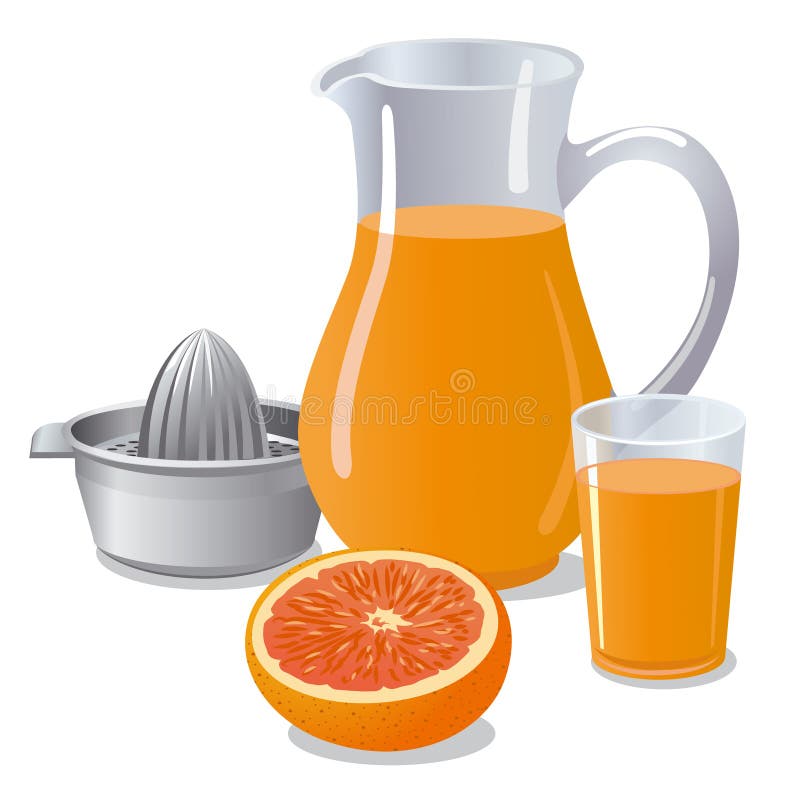 Frischer Saft stock abbildung. Illustration von diät - 65774152