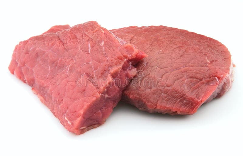 Frisches Rindfleisch stockfoto. Bild von schnitt, einzeln - 17094930