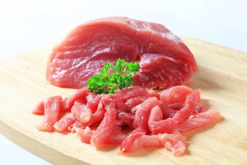 Frisches Schweinefleisch stockbild. Bild von nahrung - 24159061
