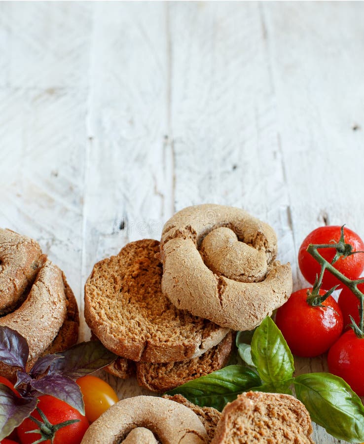 Frisella, Typical South Italian Bread Stock Image - Image of appetizer ...