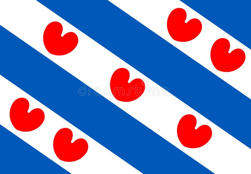 Frisian flag stock vector. Illustration of isolated - 303125328