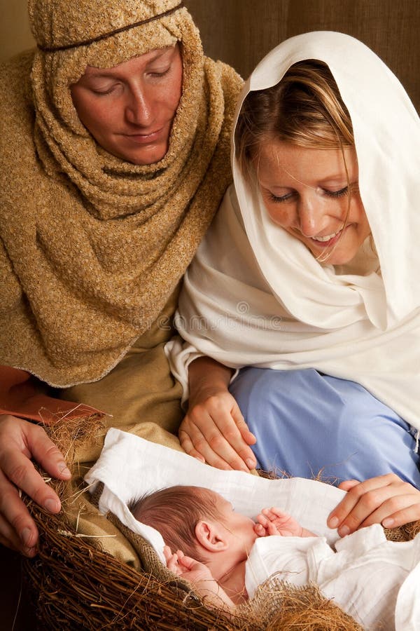 Frist christmas family stock image. Image of christian - 10715589