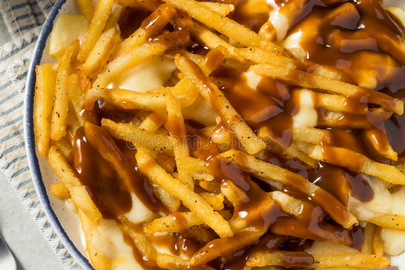 Frites De Poutine Canadienne Image stock - Image du restaurant ...