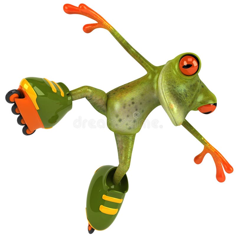 Frog afraid of rain stock illustration. Illustration of ecology - 2706672