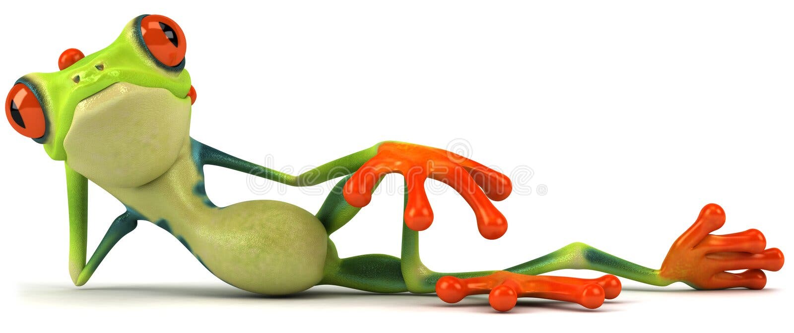 Dancing Tree Frog stock vector. Illustration of vector - 24429444