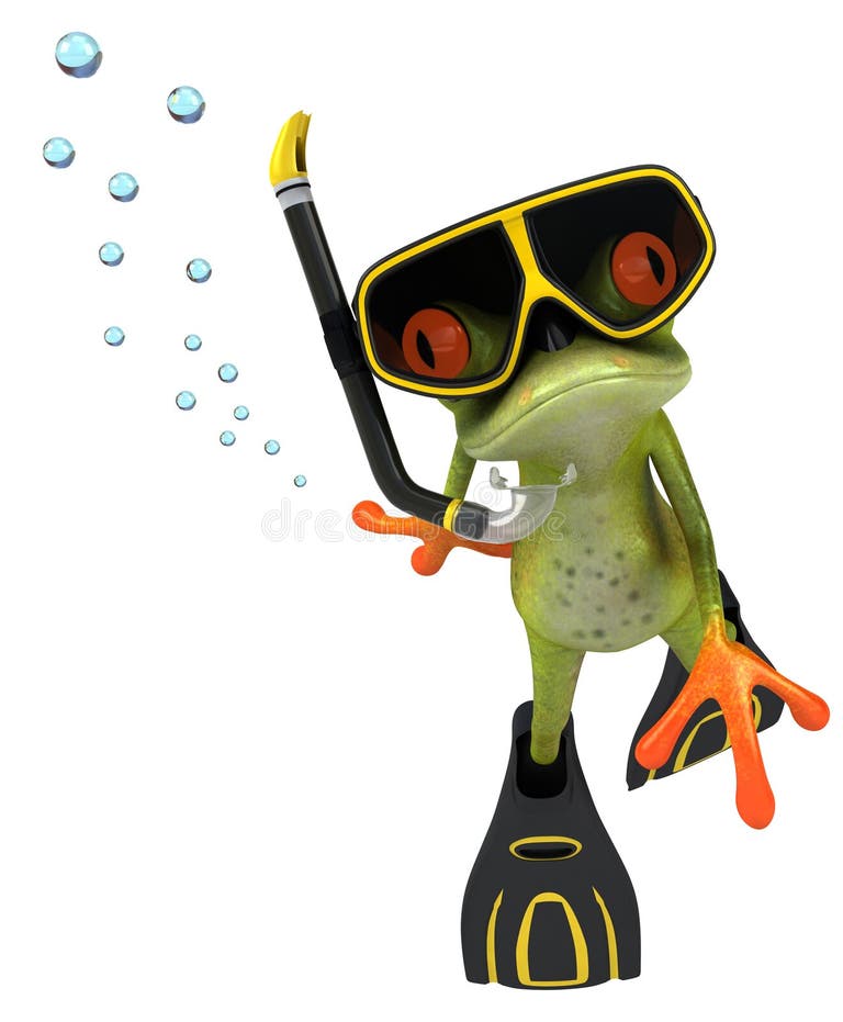 Frog Scuba Stock Illustrations – 282 Frog Scuba Stock Illustrations ...