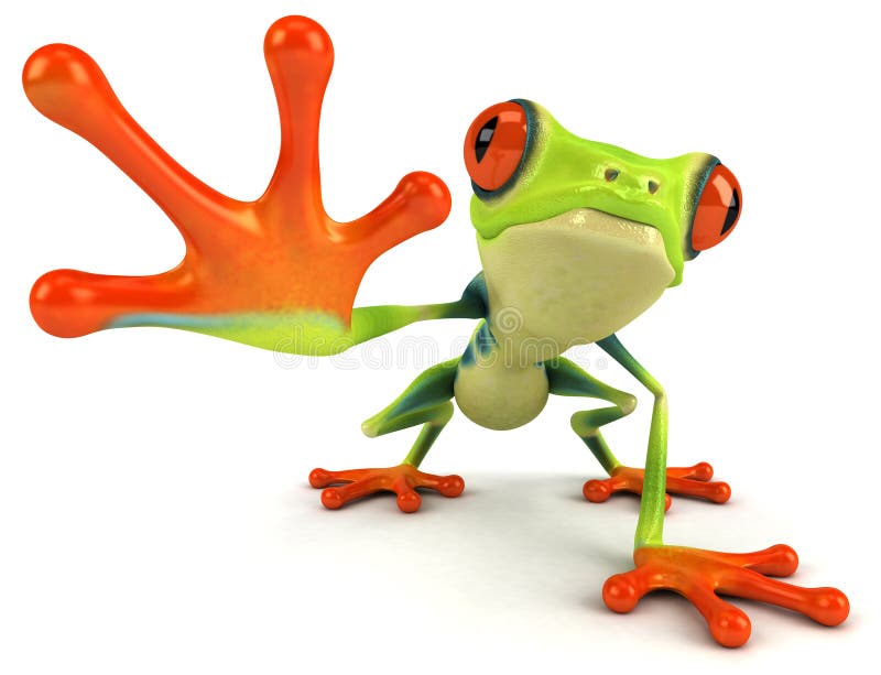 Dancing Tree Frog stock vector. Illustration of vector - 24429444