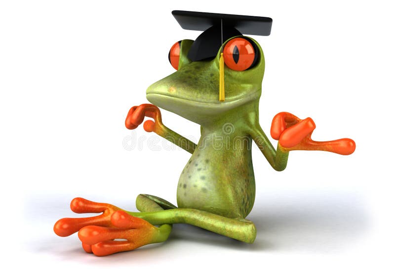 Frog stock illustration. Illustration of university, tropics - 21143974