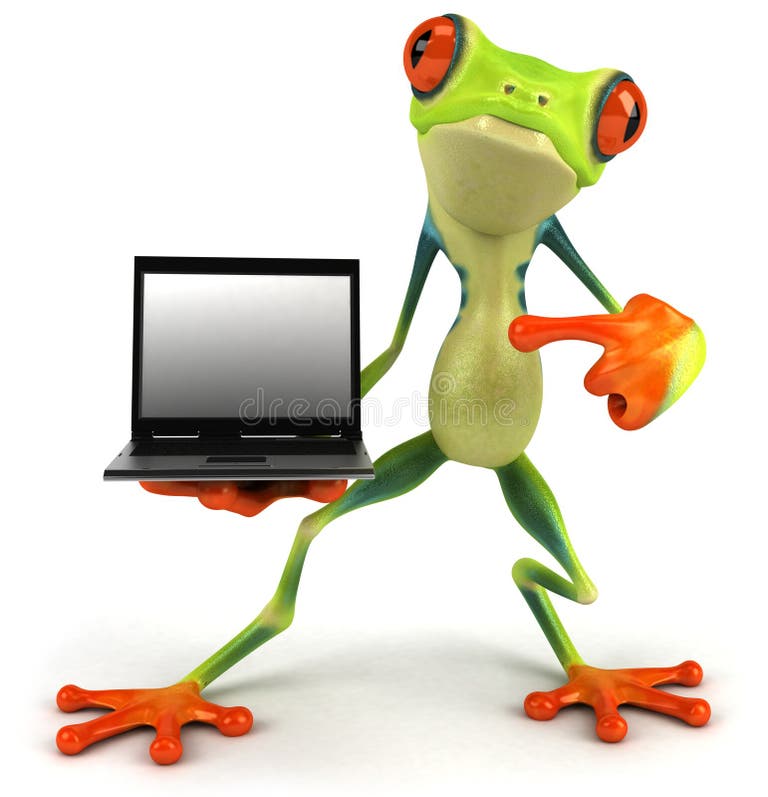 Frog Laptop Stock Illustrations – 203 Frog Laptop Stock Illustrations ...