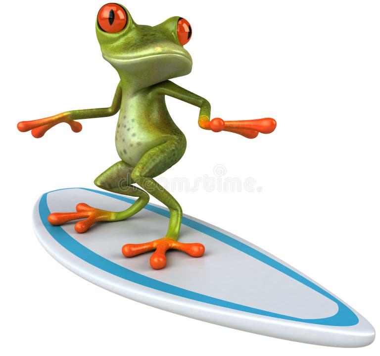 Surfing Frog Stock Illustrations – 217 Surfing Frog Stock Illustrations ...
