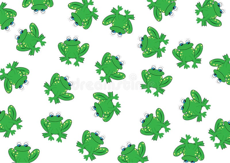 Frog background stock vector. Illustration of frog, blue - 7633000