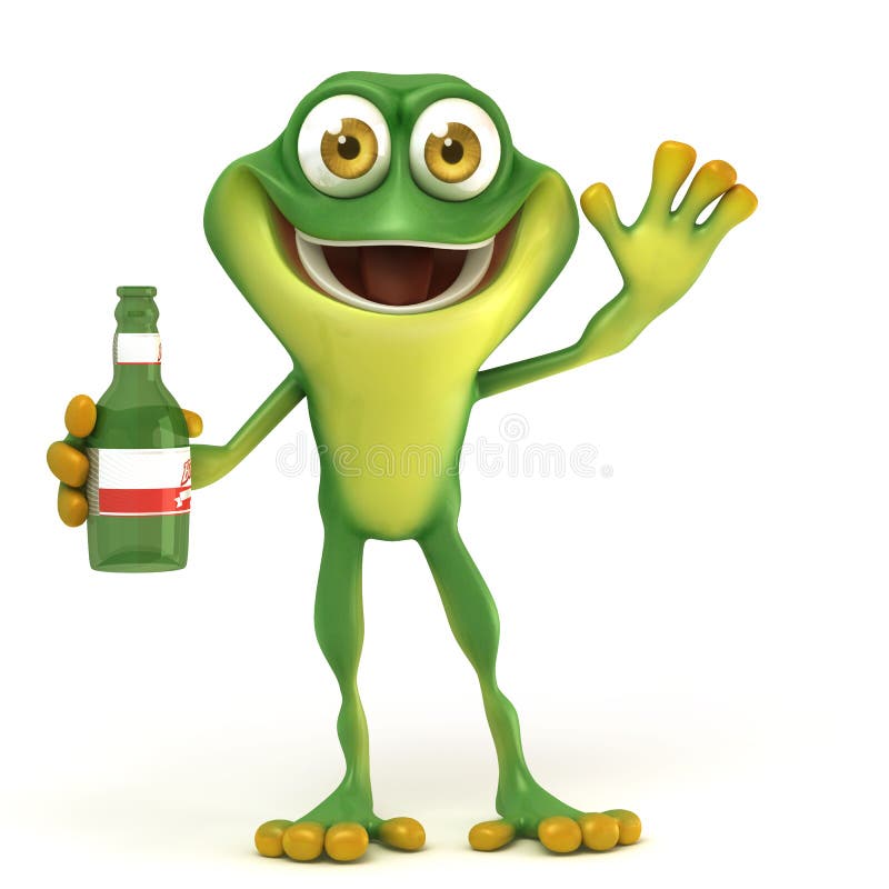 Happy Frog Drink Stock Illustrations – 144 Happy Frog Drink Stock ...