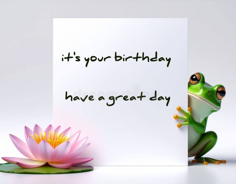 Frog Birthday Card Stock Photos - Free & Royalty-Free Stock Photos from ...