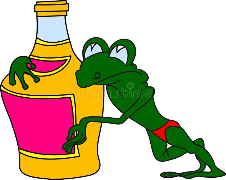 Happy Frog Drink Stock Illustrations – 117 Happy Frog Drink Stock ...