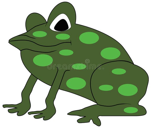 Green Spotted Frog Cartoon Stock Illustrations – 283 Green Spotted Frog ...