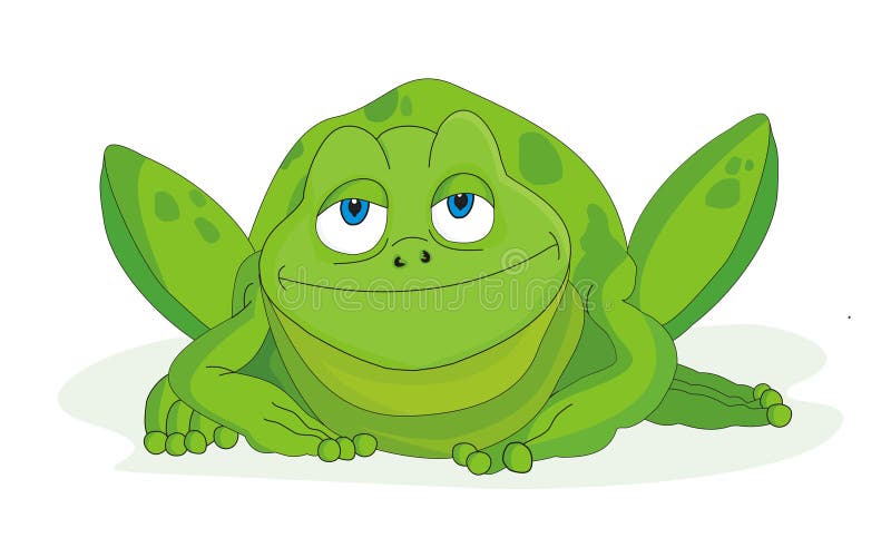 Frog Cartoon Vector Illustration Stock Illustration - Illustration of ...