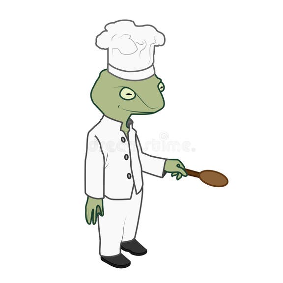 Frog Chef Cartoon Character Illustration Stock Illustration ...
