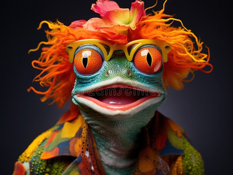 Frog Clown stock illustration. Illustration of nocturnal - 294990363