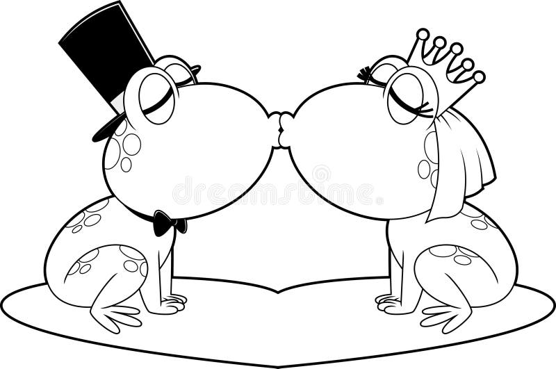 Frogs Kissing Stock Illustrations – 29 Frogs Kissing Stock ...