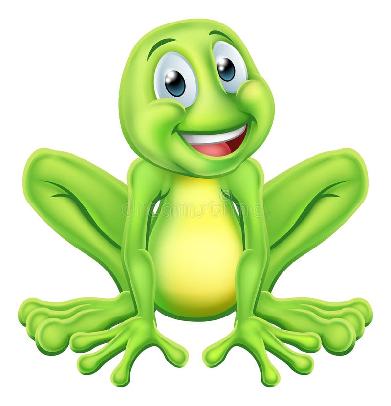Cartoon frog character stock vector. Illustration of drawing - 29890164