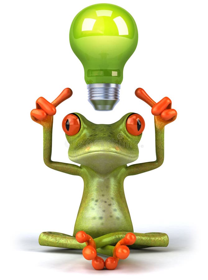 Zen frog stock illustration. Illustration of animal, peace - 5890990