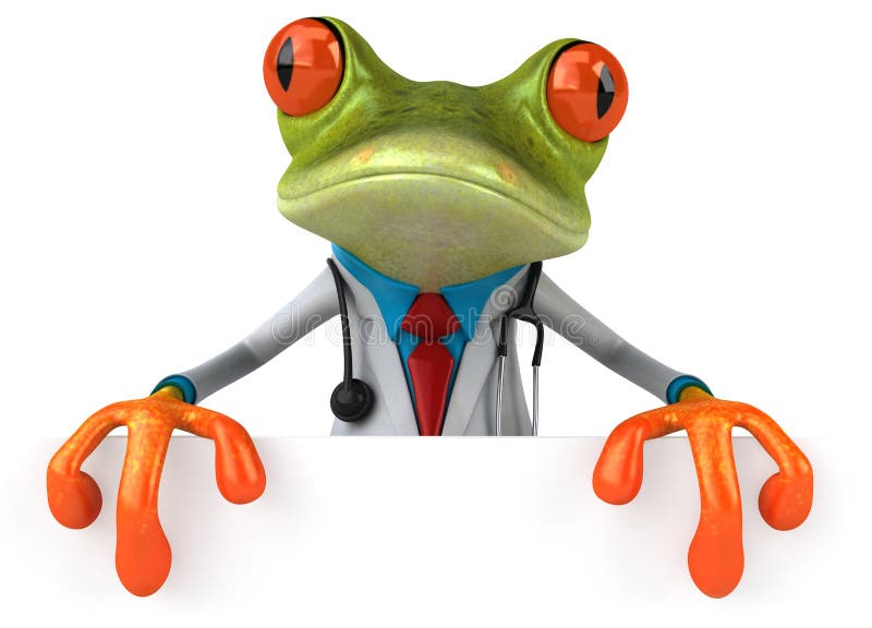 Frog doctor stock illustration. Illustration of sticky - 21421066