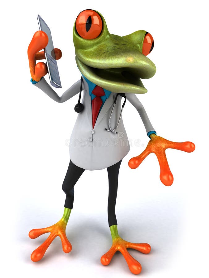 Frog doctor stock illustration. Illustration of forest - 22858303