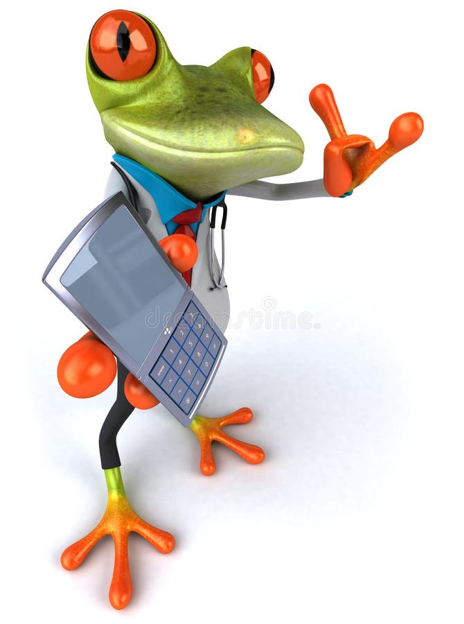 Frog doctor stock illustration. Illustration of amazonian - 22613561