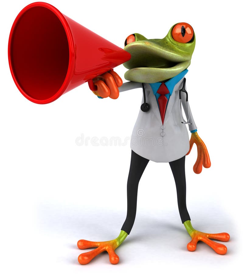 Frog doctor stock illustration. Illustration of sticky - 21421098