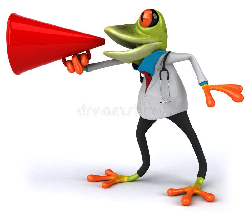 Frog doctor stock illustration. Illustration of nature - 22613575