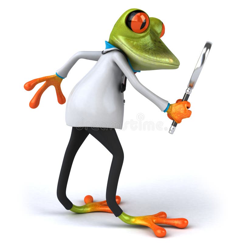Frog doctor stock illustration. Illustration of nature - 22677210