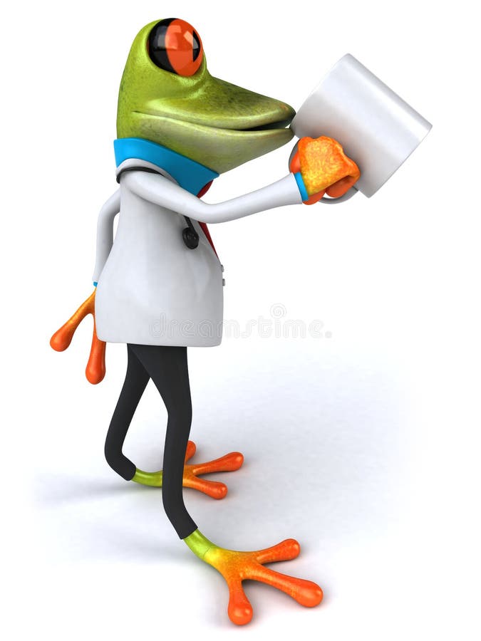 Frog doctor stock illustration. Illustration of forest - 22677226