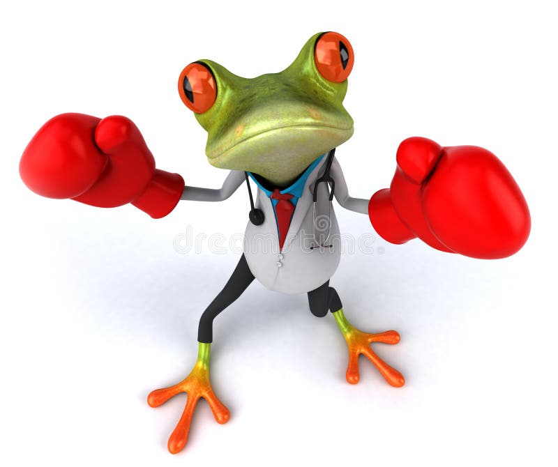 Frog doctor stock illustration. Illustration of toad - 22858289