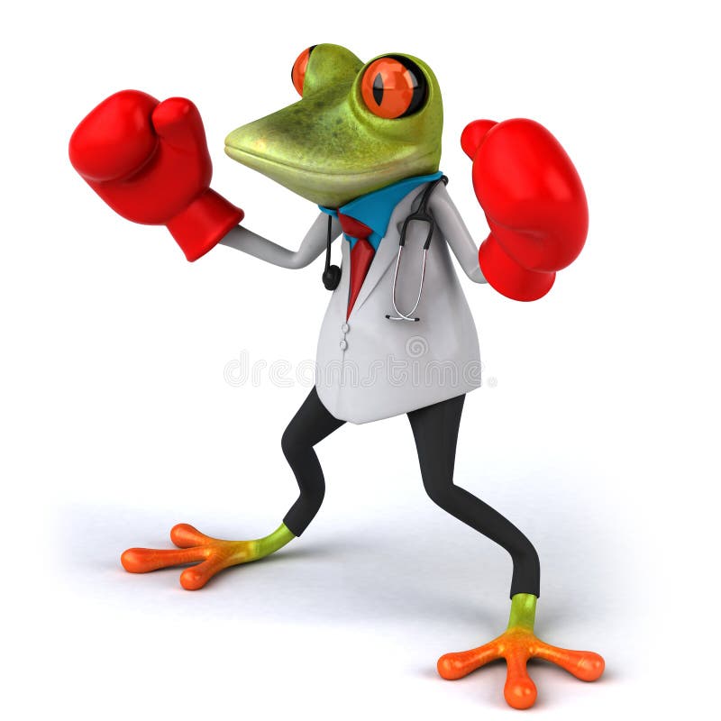 Frog doctor stock illustration. Illustration of environment - 22858290